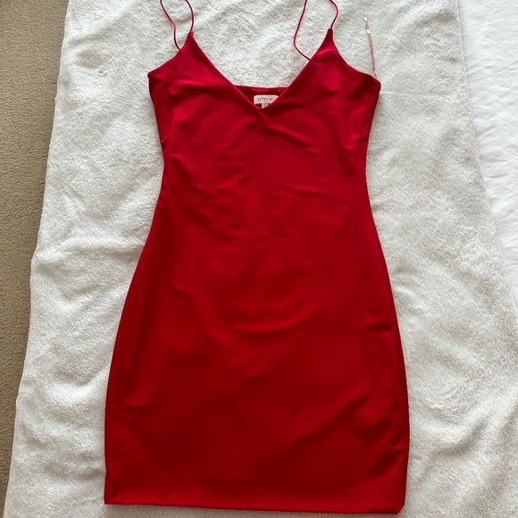 Better Be | Dresses | Rose Red Fitted Dress | Poshmark